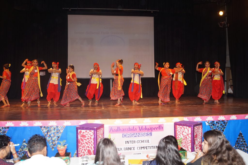 Inter-School Folk Dance Competition at Aadarshila Vidyapeeth ...