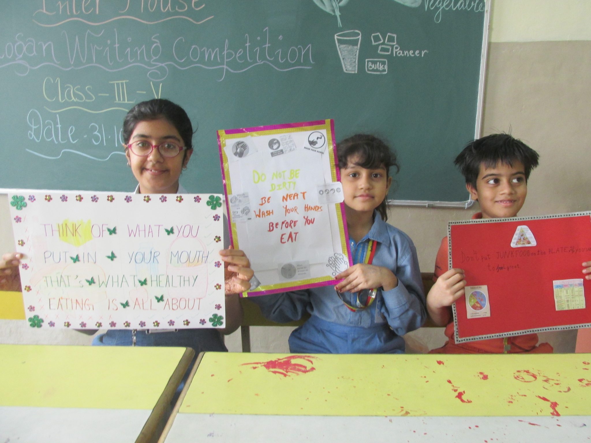 Inter-House Slogan Writing Competition – Aadharshila Vidyapeeth